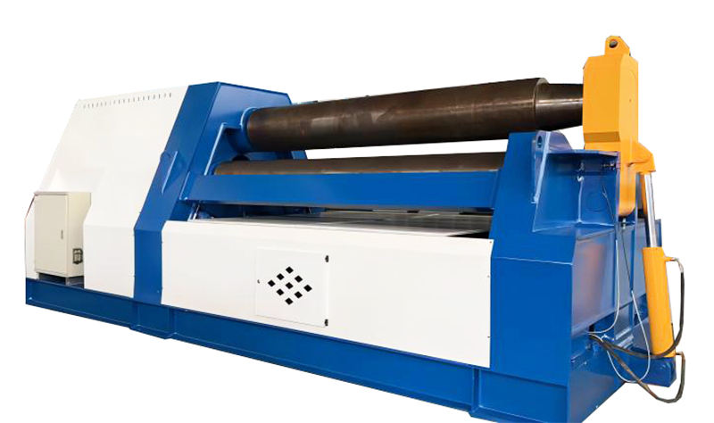 China W12 -16 X3200mm CNC four roller hydraulic rolling machine factory ...
